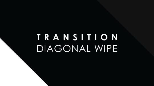 ANIMATED Stinger Transition Black White -Bars Diagonal Wipe (Full bund ...