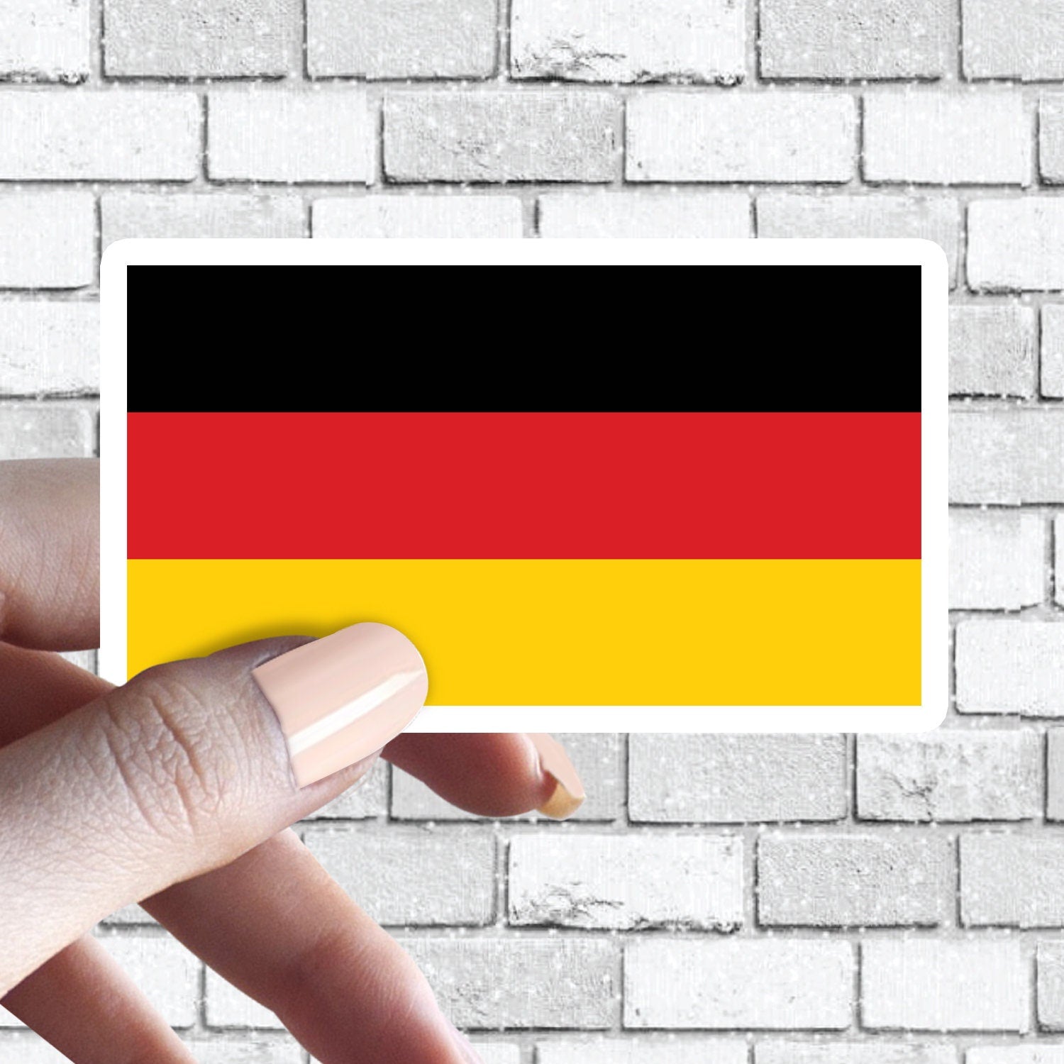 German Flag Germany Country Sticker – Too Sweet Designs