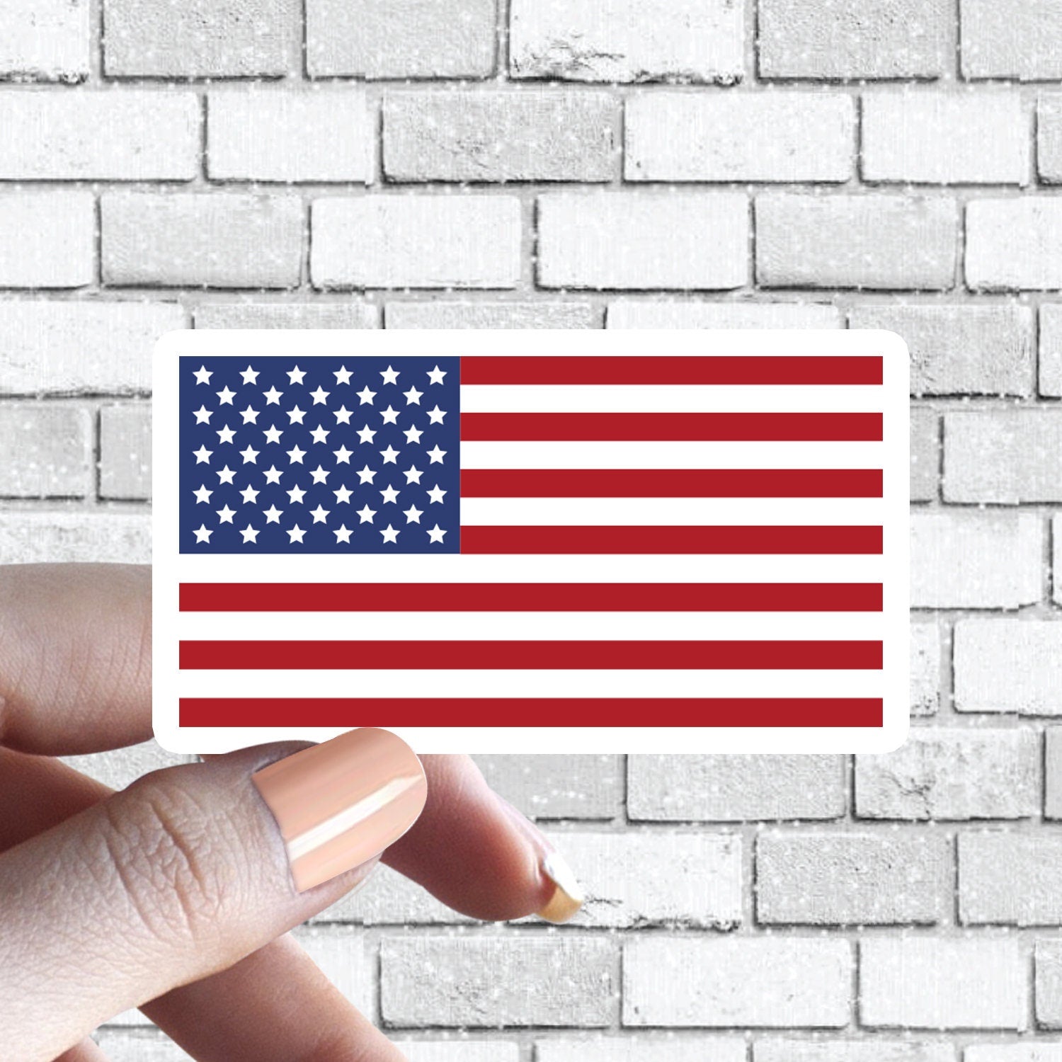 USA Flag American America US Country Sticker – Too Sweet Designs